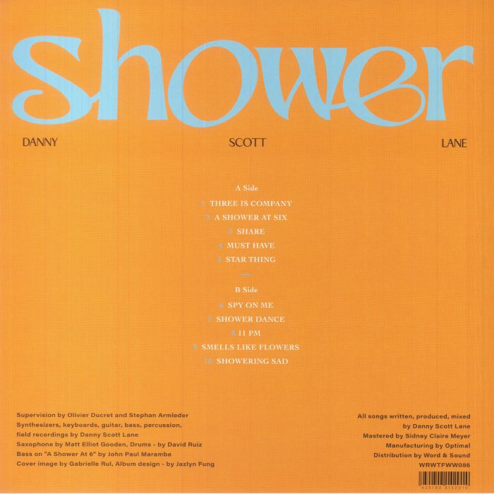 Danny Scott LANE - Shower Vinyl at Juno Records.