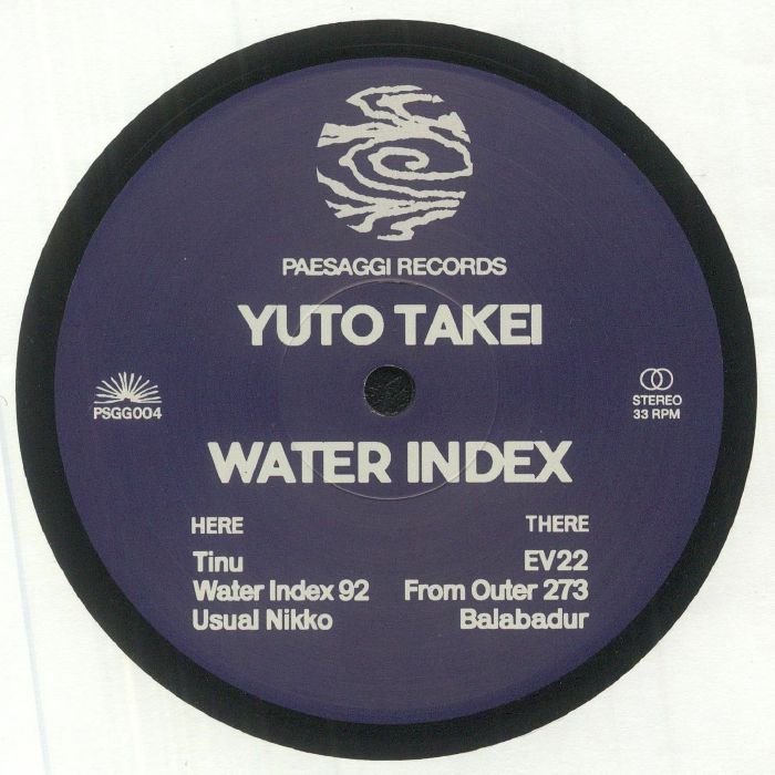 Yuto TAKEI - Water Index Vinyl at Juno Records.