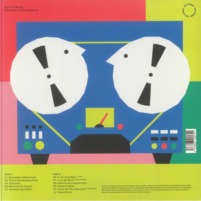 Felipe GORDON - Psychedelic Melancholia Vinyl at Juno Records.