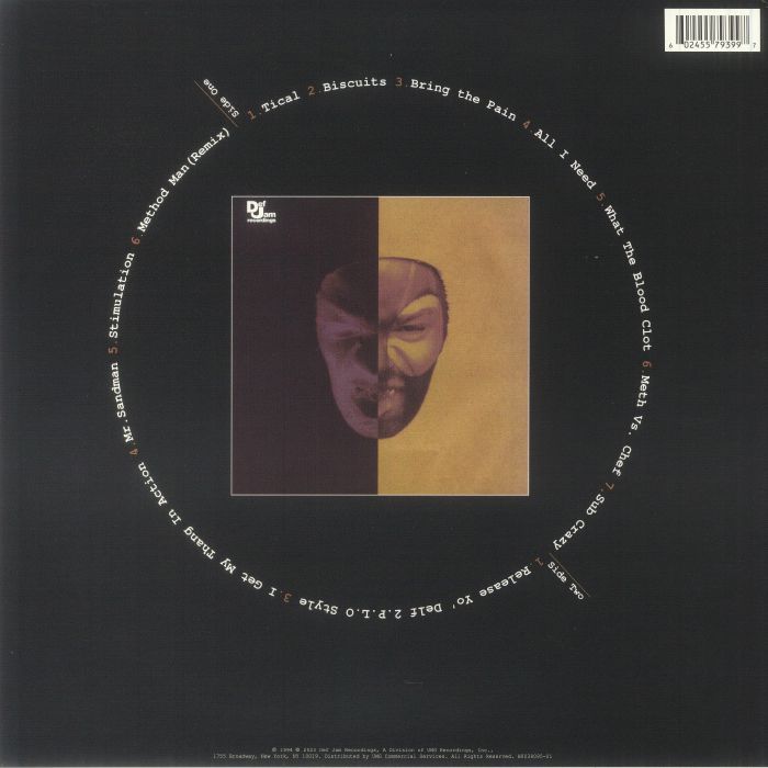 METHOD MAN - Tical (reissue) Vinyl at Juno Records.