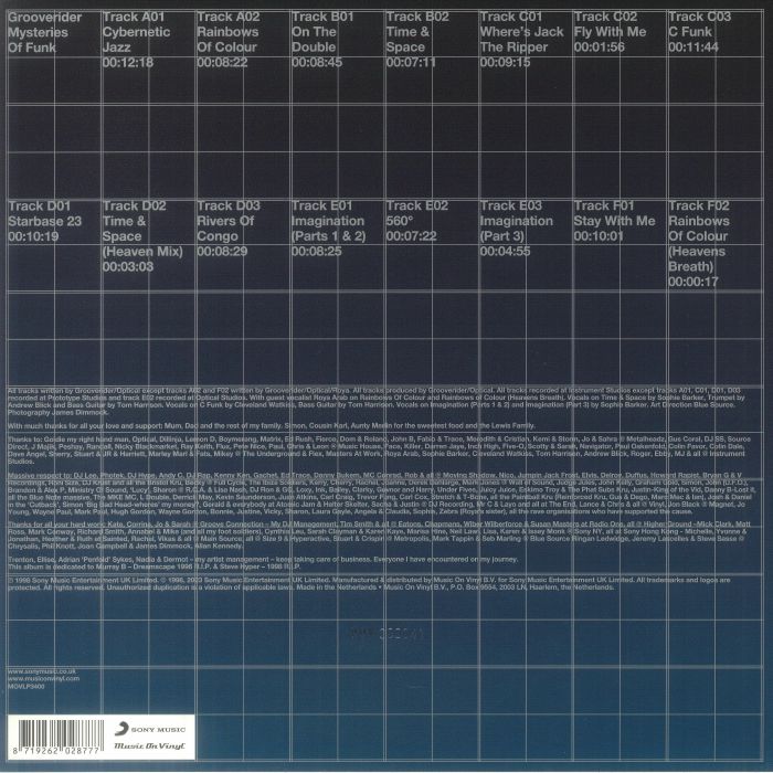 GROOVERIDER - Mysteries Of Funk (25th Anniversary Edition) Vinyl at ...