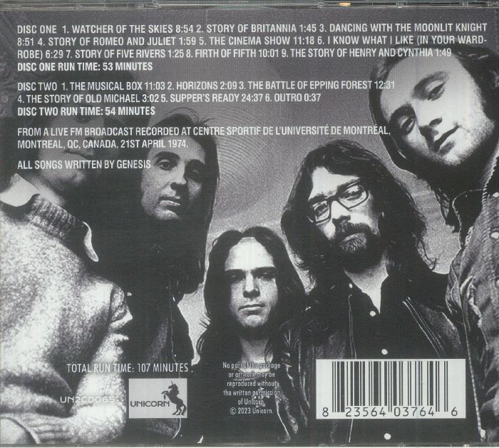 GENESIS - Selling England In Montreal CD at Juno Records.