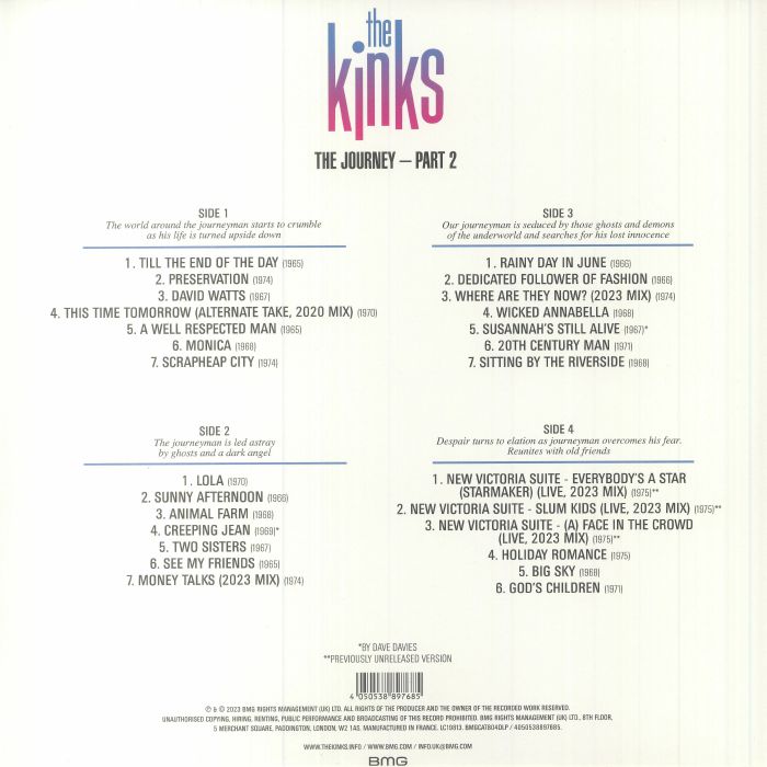 The KINKS - The Journey: Part 2 Vinyl at Juno Records.