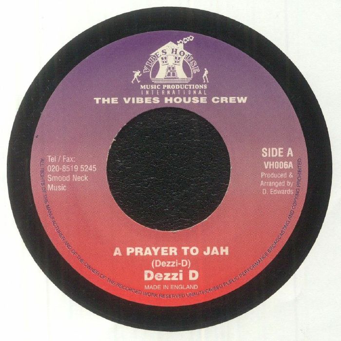 DEZZI D - A Prayer To Jah Vinyl at Juno Records.