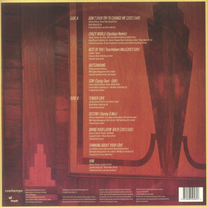 Kenny THOMAS - The Best Of Kenny Thomas (remastered) Vinyl at Juno Records.