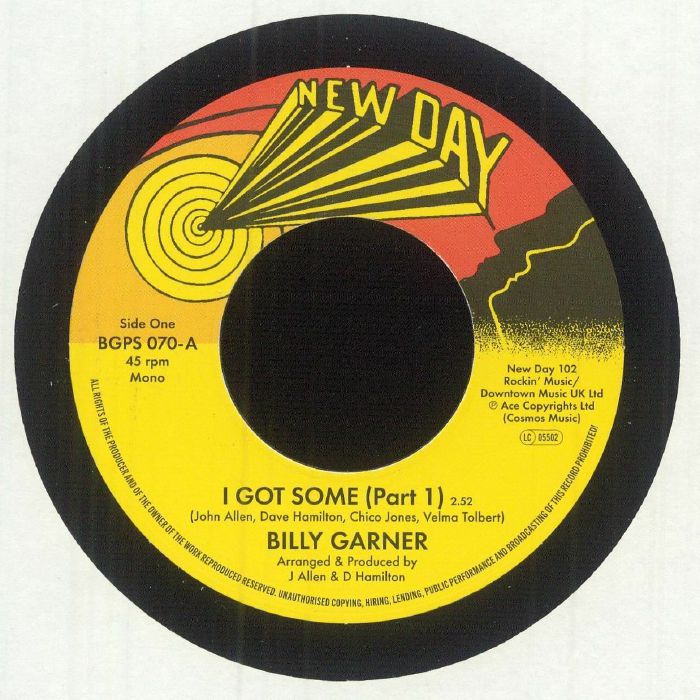 Billy GARNER - I Got Some Vinyl at Juno Records.