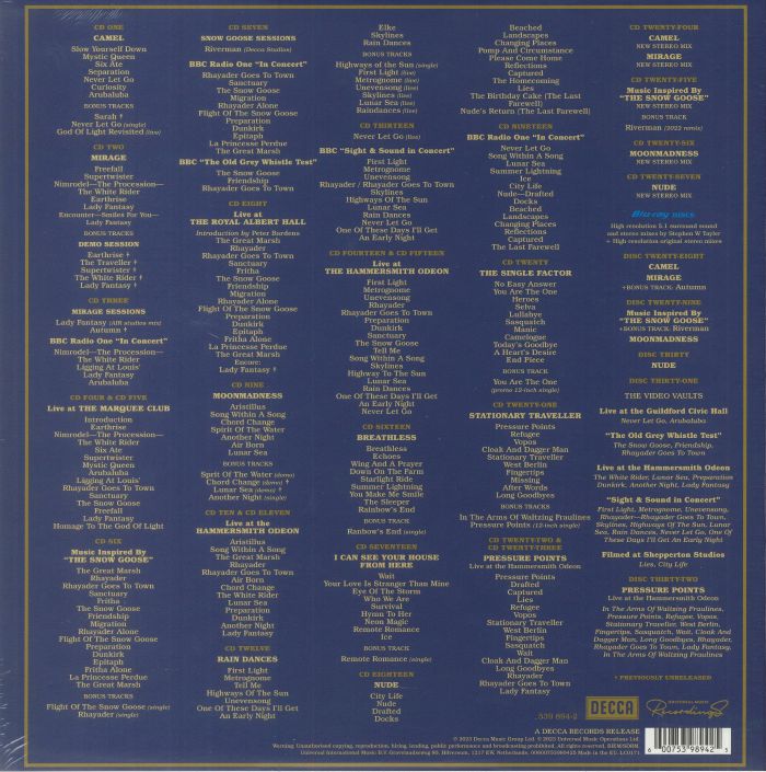 CAMEL - Air Born: The MCA & Decca Years 1973-1984 at Juno Records.