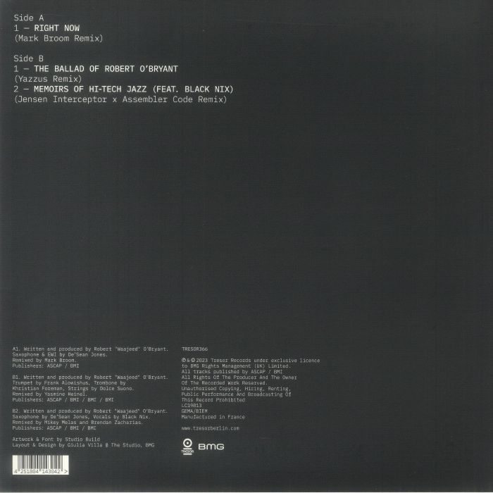 WAAJEED - Memoirs Of Hi-tech Jazz (remixes) Vinyl at Juno Records.