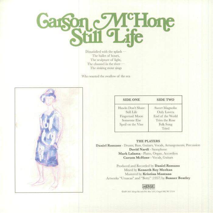 Carson McHONE - Still Life Vinyl at Juno Records.