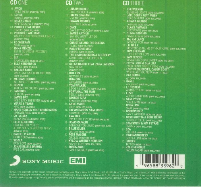 VARIOUS - NOW That's What I Call 40 Years: Volume 4 2013-2023 CD at Juno Records.