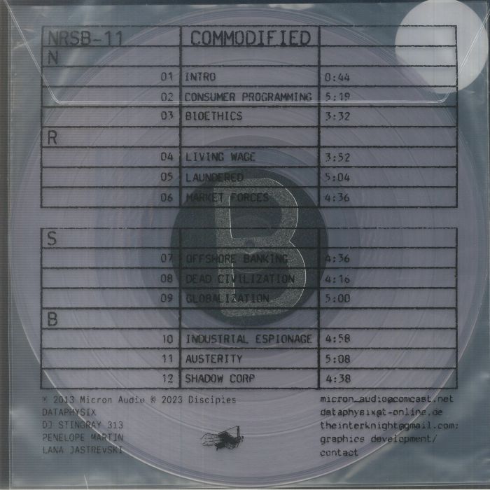 NRSB 11 - Commodified (reissue) Vinyl at Juno Records.