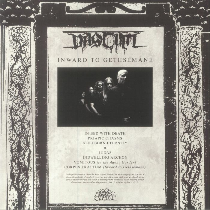 VASTUM - Inward To Gethsemane Vinyl at Juno Records.