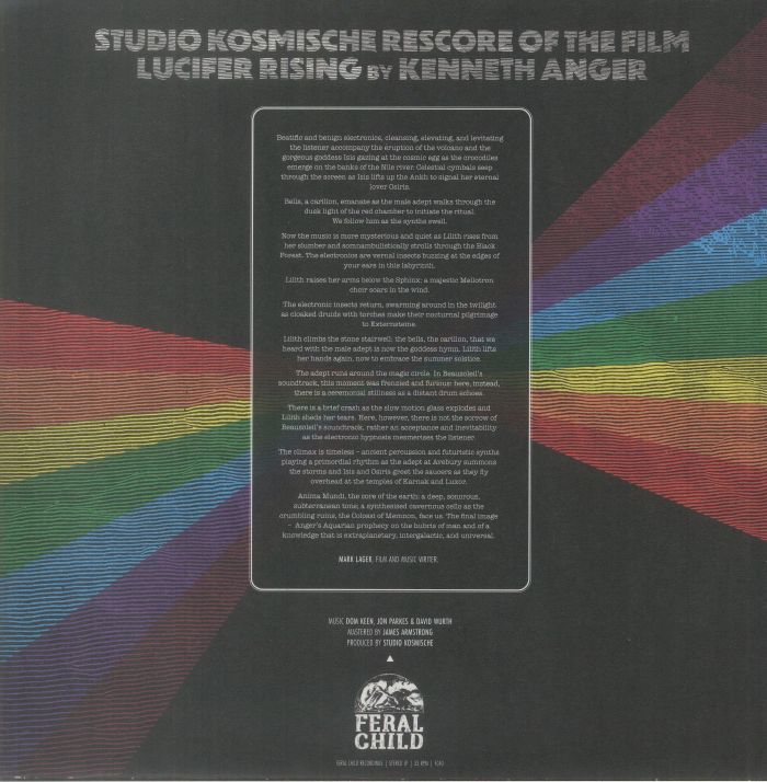 STUDIO KOSMISCHE - Lucifer Rising: A Reimagined Soundtrack Vinyl at ...