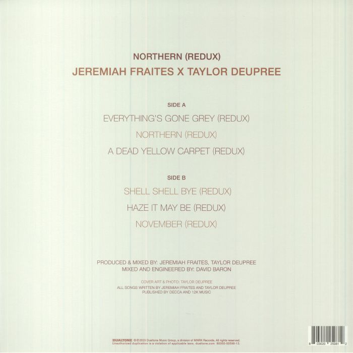 Jeremiah FRAITES/TAYLOR DEUPREE - Northern (Redux) Vinyl at Juno Records.