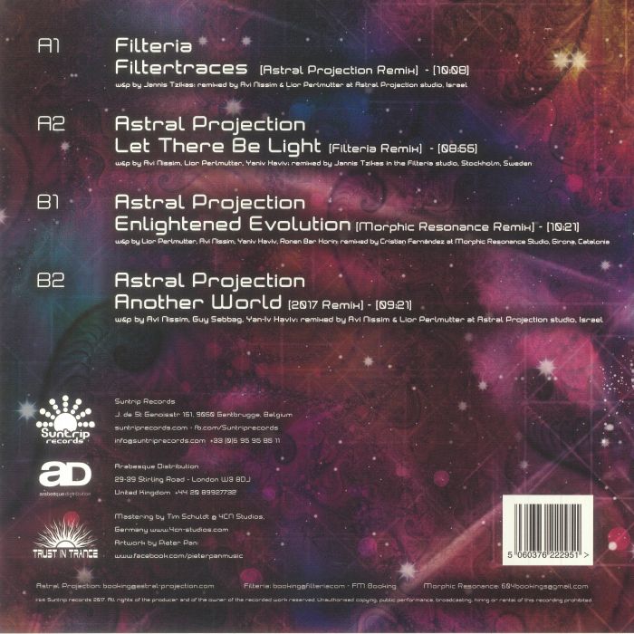ASTRAL PROJECTION/FILTERIA - Let There Be Light Vinyl at Juno Records.