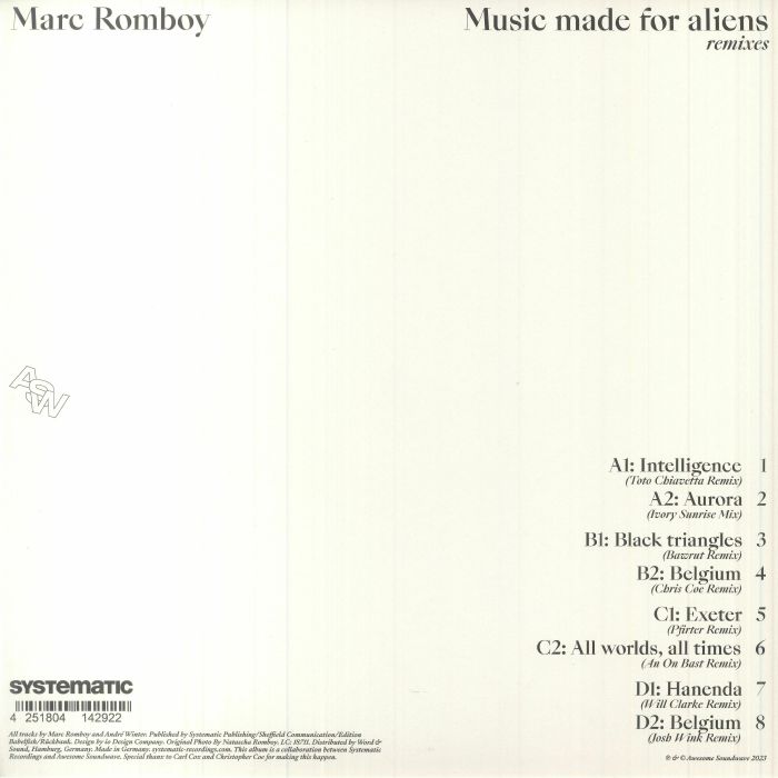 Marc ROMBOY - Music Made For Aliens (remixes) Vinyl at Juno Records.