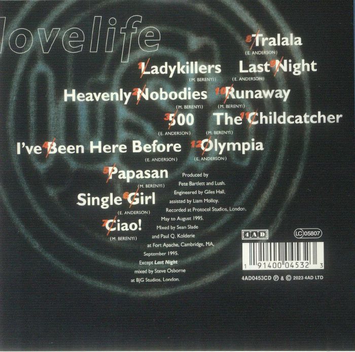 LUSH - Lovelife (remastered) CD at Juno Records.