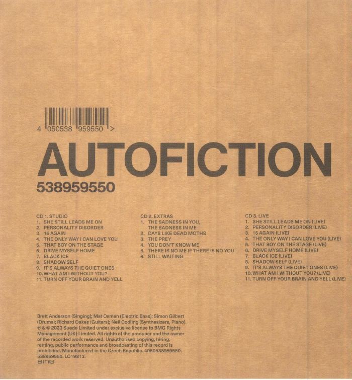 SUEDE - Autofiction: Expanded CD at Juno Records.