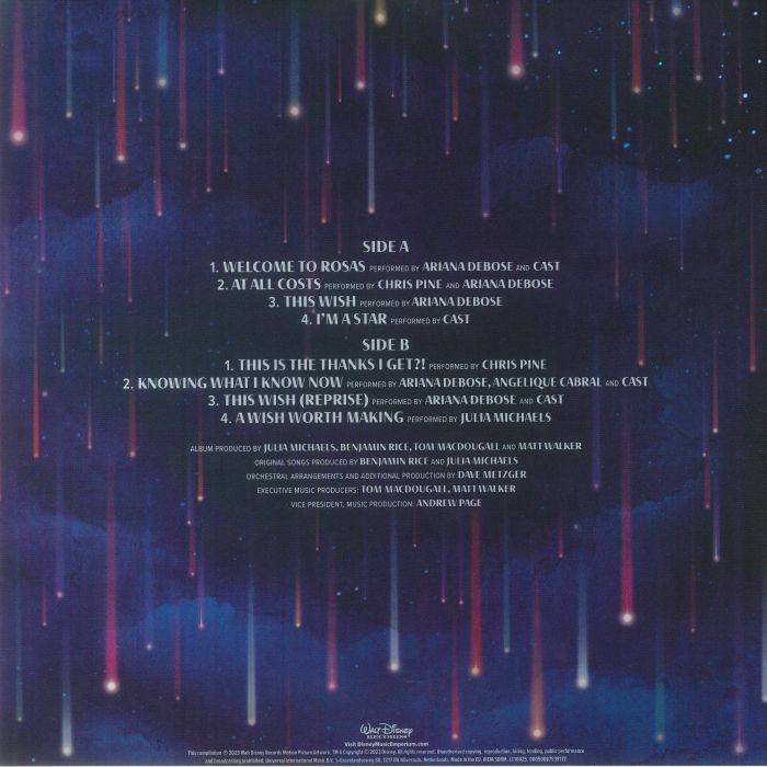 Julia MICHAELS/BENJAMIN RICE - Wish (Soundtrack) Vinyl at Juno Records.