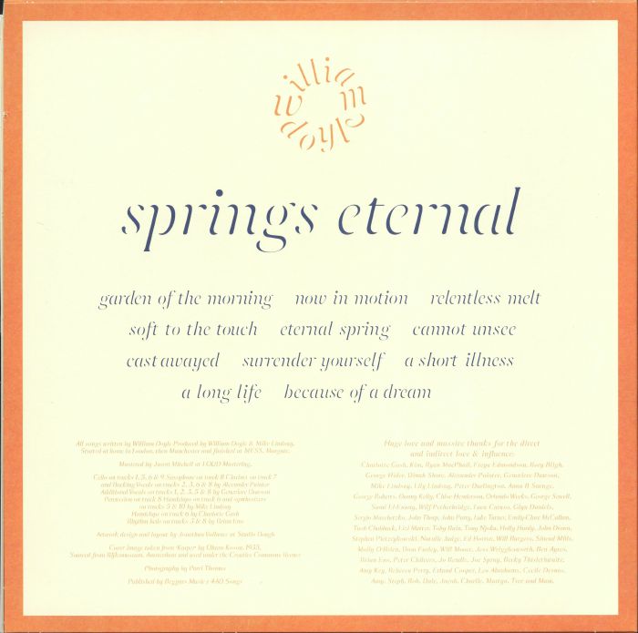 William DOYLE - Springs Eternal Vinyl at Juno Records.
