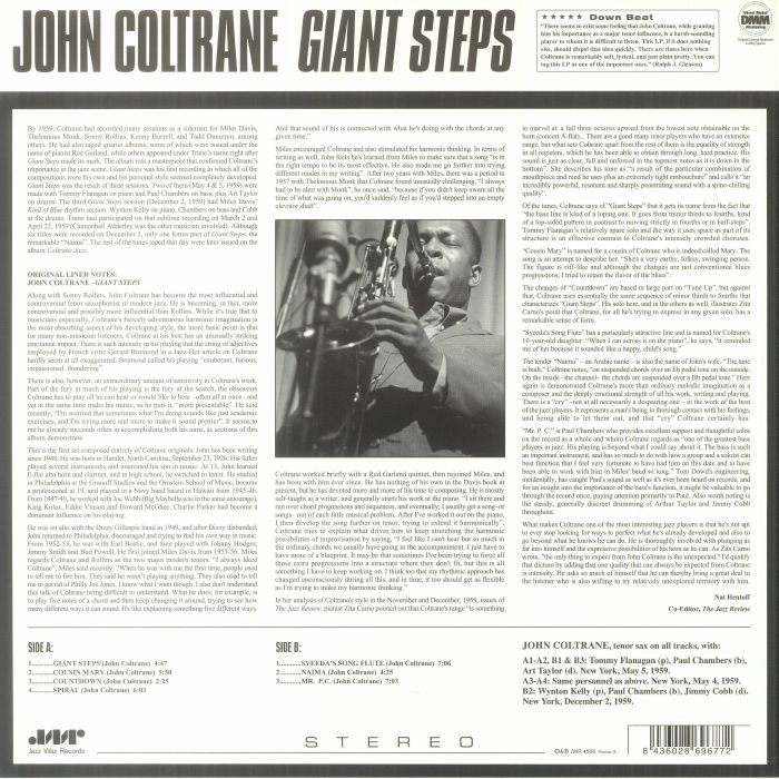 John COLTRANE - Giant Steps Vinyl at Juno Records.