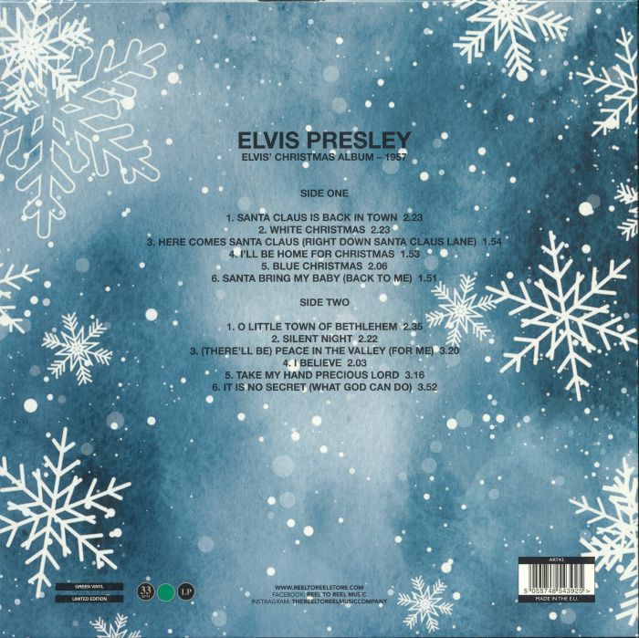 Elvis PRESLEY - Christmas Album 1957 (reissue) Vinyl at Juno Records.