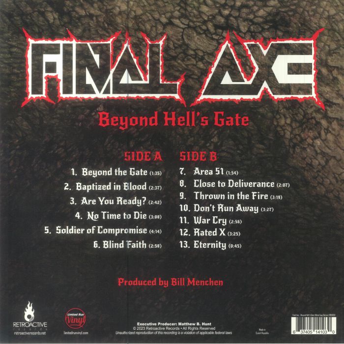 FINAL AXE - Beyond Hell s Gate Vinyl at Juno Records.