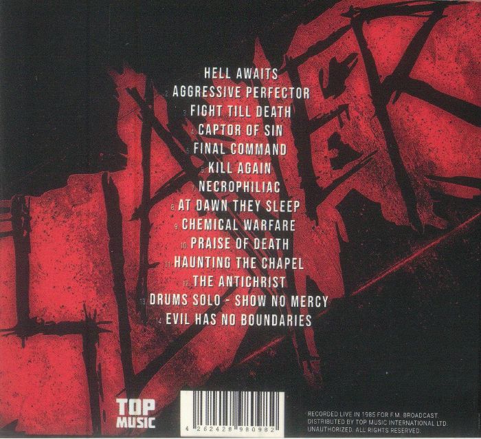 SLAYER - Live In Hell 1985 CD at Juno Records.