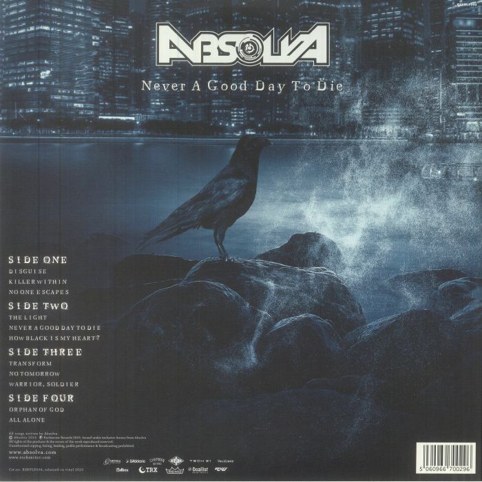 ABSOLVA - Never A Good Day To Die Vinyl at Juno Records.