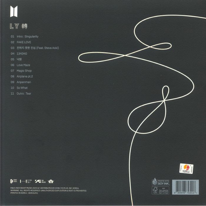 Bts Love Yourself Tear Vinyl At Juno Records