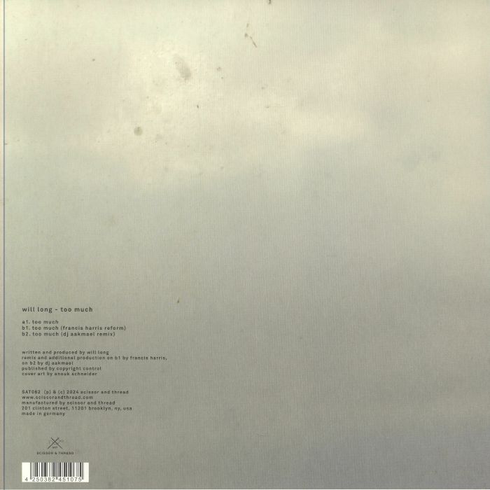 Will LONG - Too Much Vinyl at Juno Records.