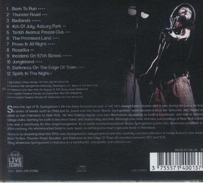 Bruce SPRINGSTEEN - Greatest Hits Broadcast Collection CD at Juno Records.