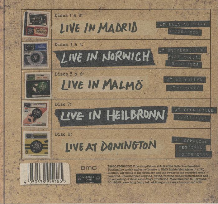 MOTORHEAD - The Lost Tapes: The Collection Vol 1-5 CD at Juno Records.