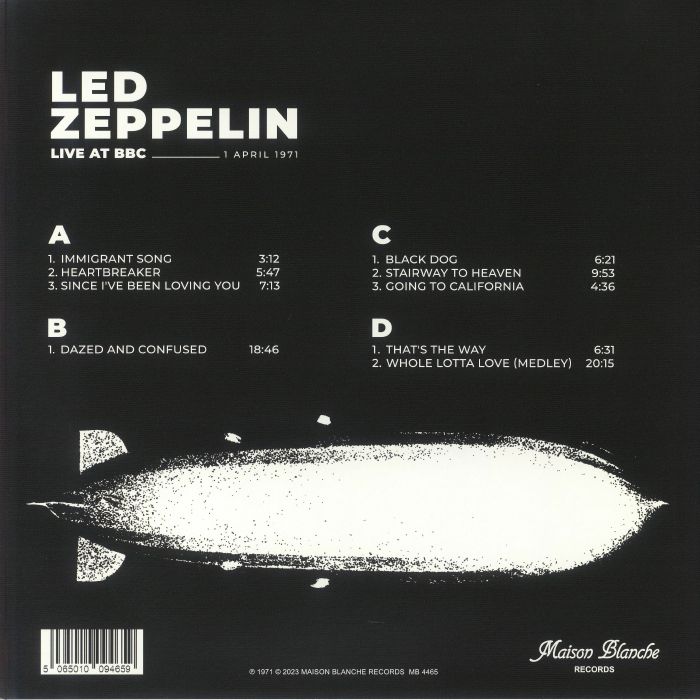LED ZEPPELIN - Live At BBC 1 April 1971 Vinyl at Juno Records.