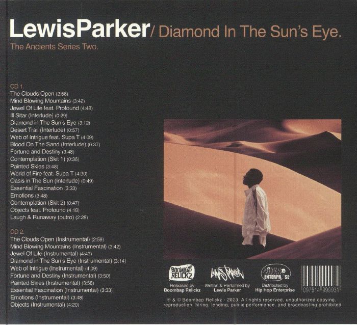 Lewis PARKER - Diamond In The Sun s Eye: The Ancient Series Two CD at ...