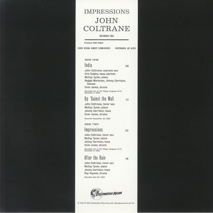 John COLTRANE - Impressions (reissue) Vinyl at Juno Records.