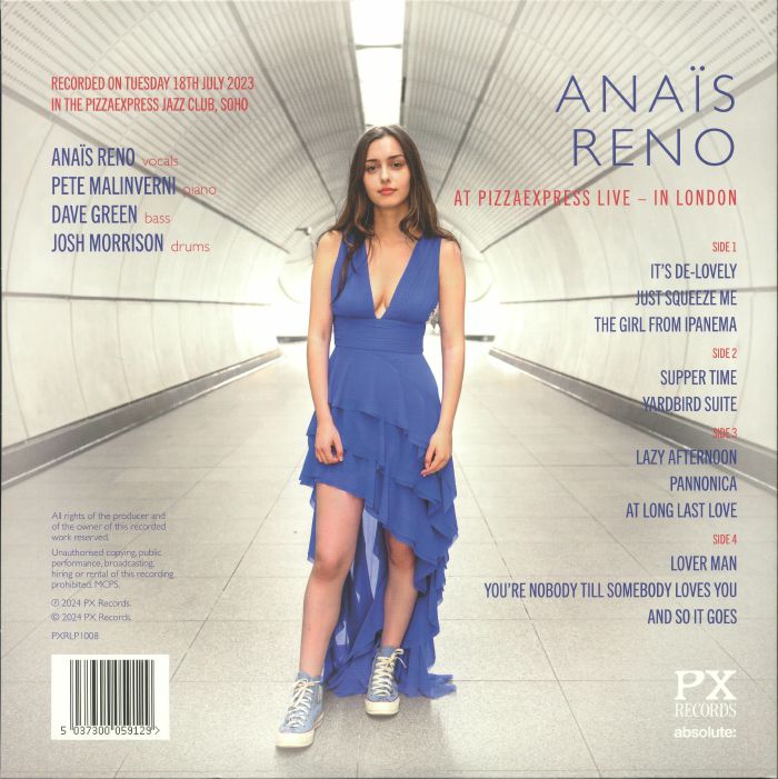 Anais RENO - At Pizza Express Live: In London レコード at Juno Records.