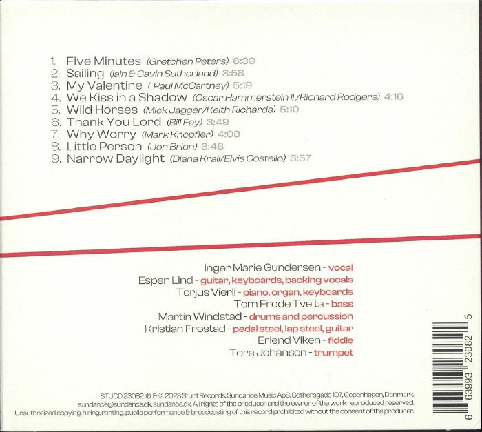 Inger Marie GUNDERSEN - Five Minutes CD at Juno Records.