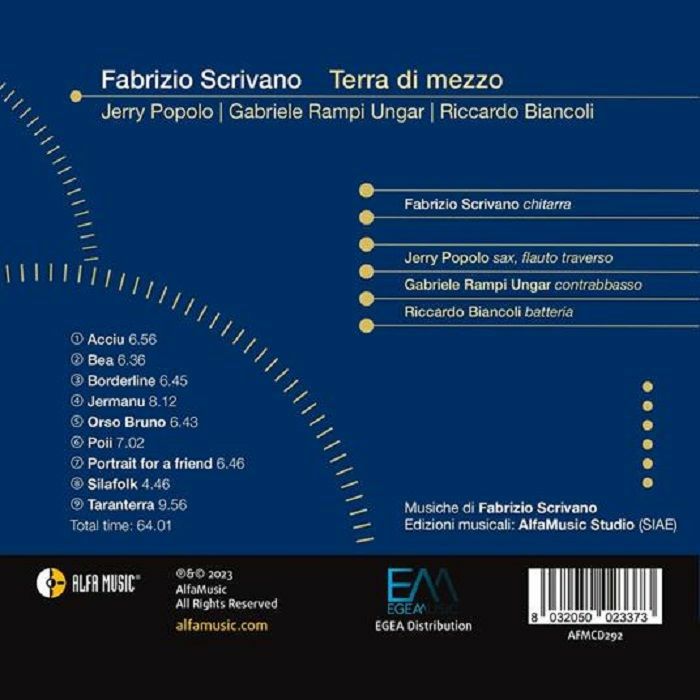Fabrizio SCRIVANO - Terra Di Mezzo CD at Juno Records.