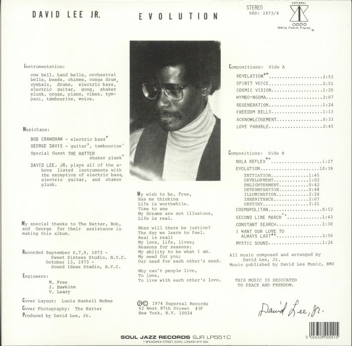 David Jr LEE - Evolution (Special Edition) Vinyl at Juno Records.