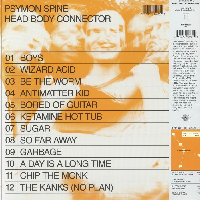 PSYMON SPINE - Head Body Connector Vinyl at Juno Records.