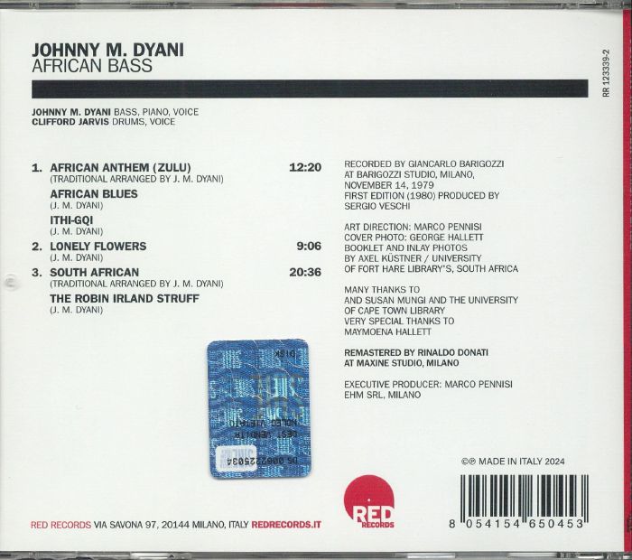 Johnny M DYANI - African Bass CD at Juno Records.