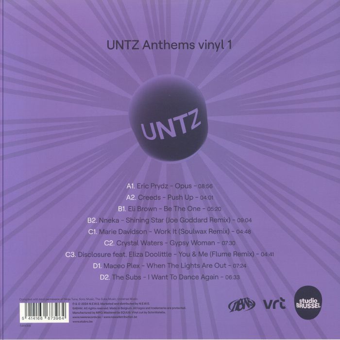 VARIOUS - UNTZ Anthems Vinyl 1 Vinyl at Juno Records.