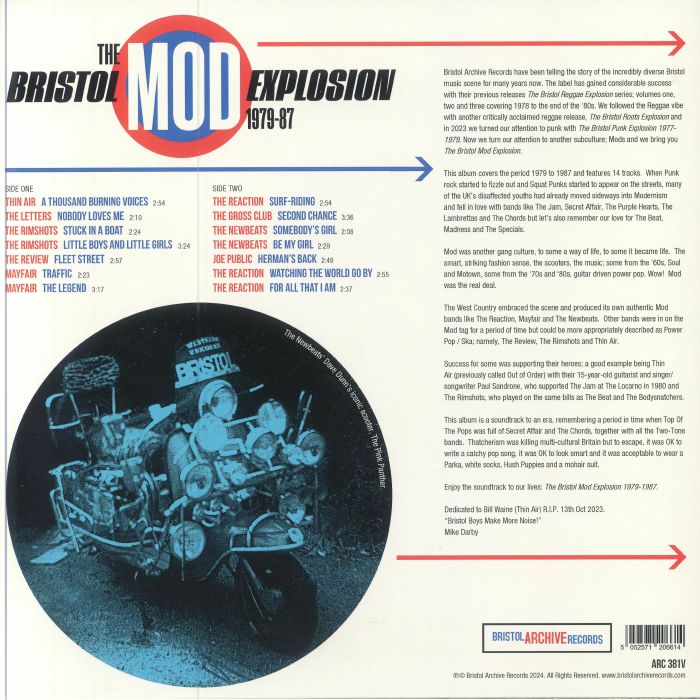VARIOUS - The Bristol Mod Explosion 1979-1987 Vinyl at Juno Records.