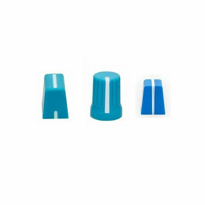 DJ Tech Tools Chroma Cap Pack Pro (blue, 12x 90º Super Knobs, 5x Fader ...