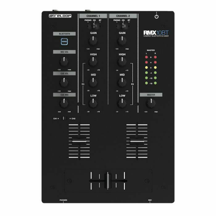 Reloop RMX-10BT 2-Channel DJ Mixer With Bluetooth Connectivity (B-STOCK ...