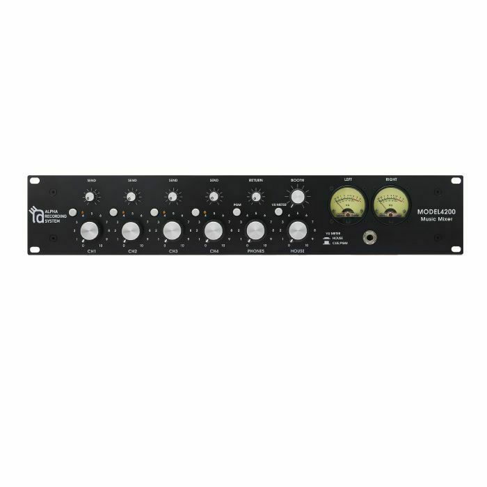 Alpha Recording System MODEL4200 Rackmount 4-Channel Rotary DJ Mixer ...