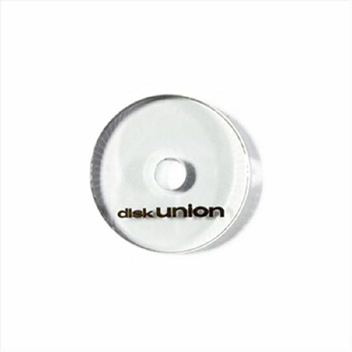 Disk Union Original Acrylic Adaptor (clear) at Juno Records.