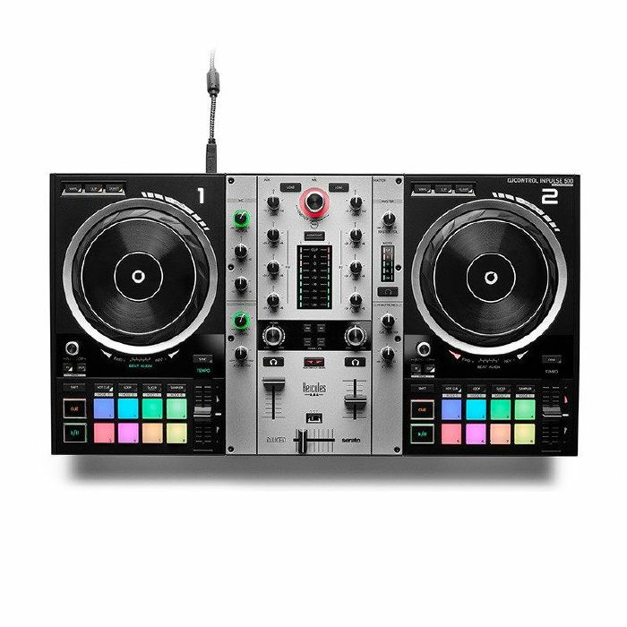 Hercules DJ Control Inpulse 500 Serato Pro Edition DJ Controller ...