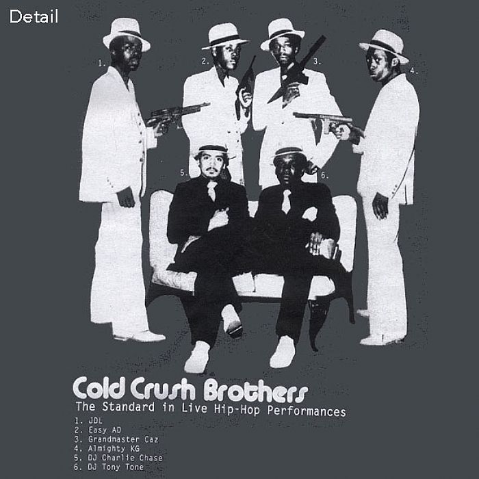 Cold Crush Brothers T-Shirt (charcoal grey with black & white logo) at ...